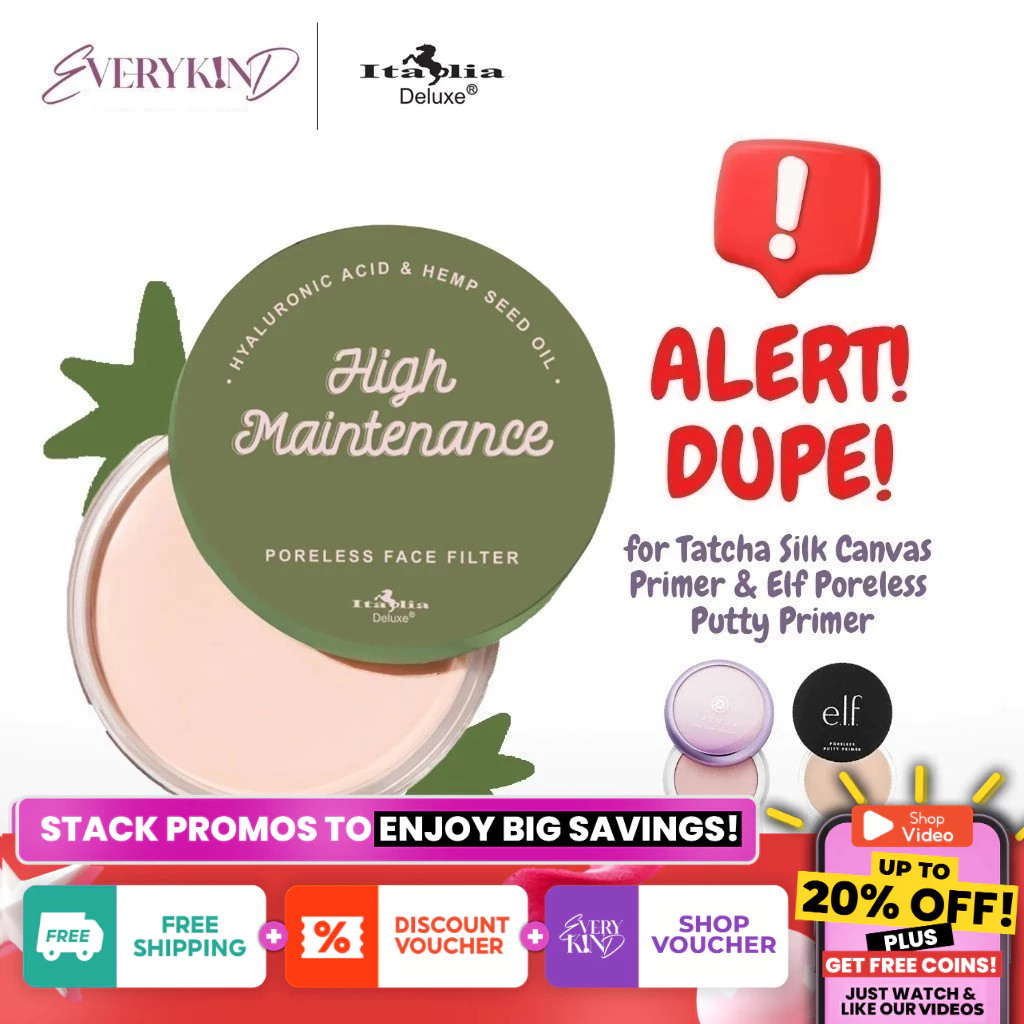 Italia Deluxe High Maintenance Primer - Dupe for Elf Putty Primer ...