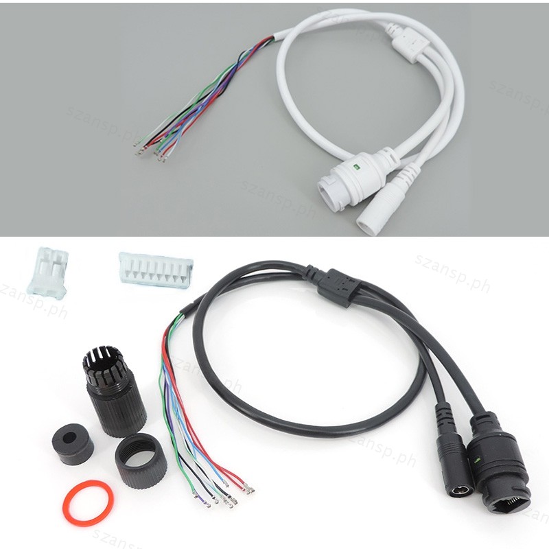 9 core POE LAN cable for CCTV IP camera board module RJ45 DC power 12V ...