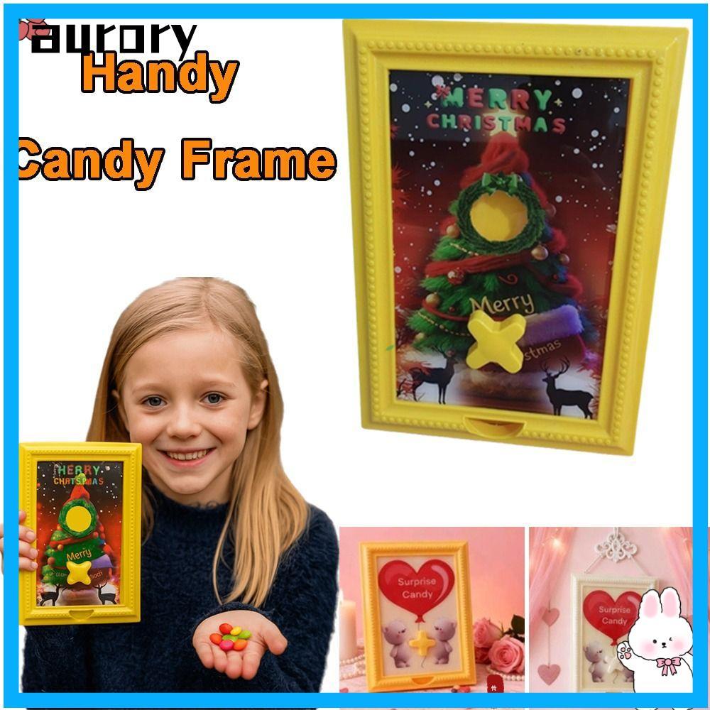AURORY Candy Box Dispenser, Christmas Tree Pattern Plastic Handy Candy ...