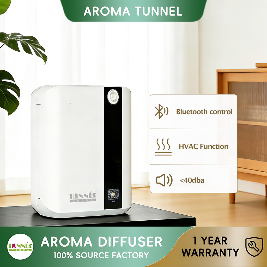 AROMA TUNNEL 500ML 4000Sqft Smart Essential Oil Diffuser Air Humidifier ...