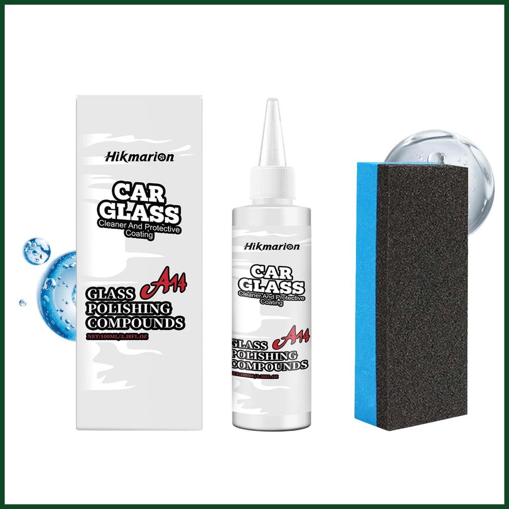 Glass Polishing Compound 100ml Cleaning Agent Compound Windshield Glass ...