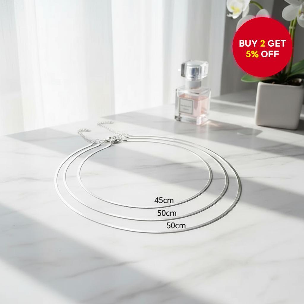 Stainless Steel Non Tarnish Necklace for Women Couples Minimalist ...
