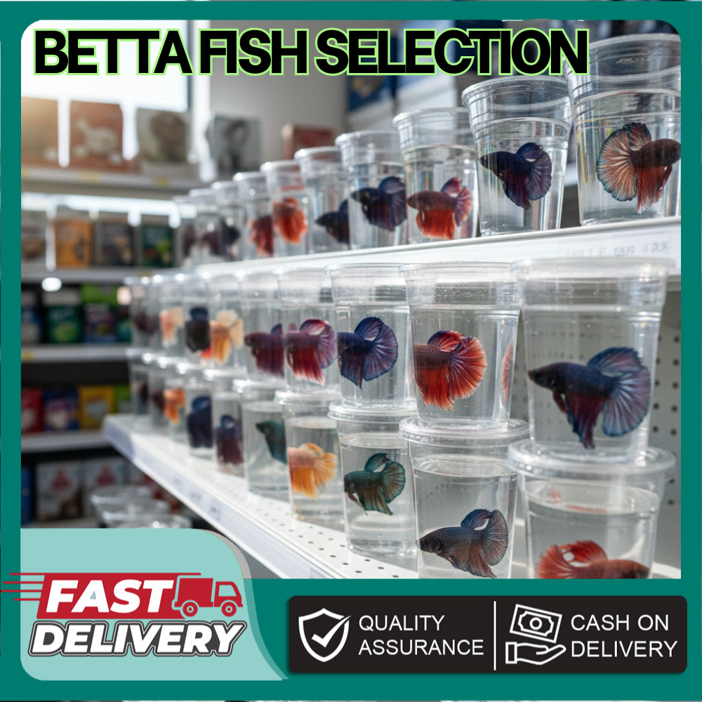 Live Betta Fish Selection HMPK Doubletail Crowntail Premium Betta Fish ...