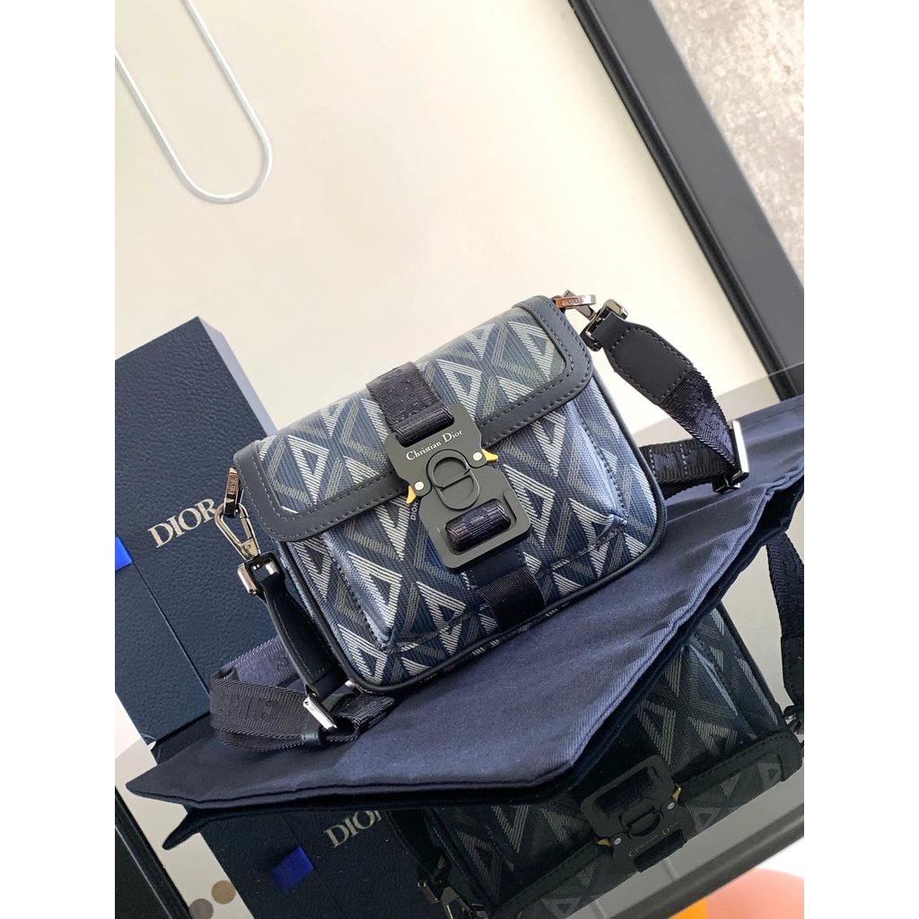 DIOR Adjustable Detachable Shoulder Strap Canvas Shoulder Messenger Bag ...