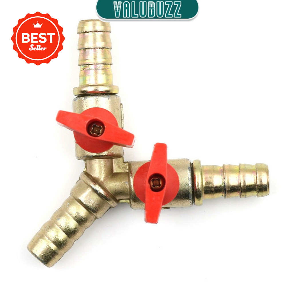 Product image VLB Y-Shaped Three-Way Gas Pipeline Switch 8mm 10mm Brass ...