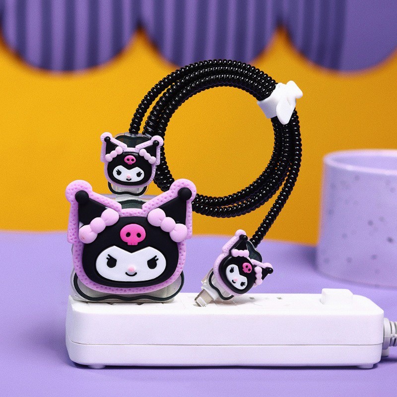 Cartoon 3D Kuromi Charger Protector Cover for 18/20W Iphone Charger ...