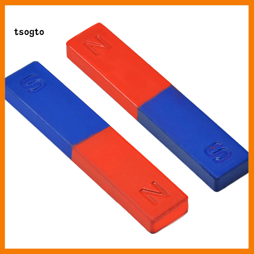 [TS] 2Pcs/Set Physics Experiment Pole Teaching Tool Red Blue Painted N ...