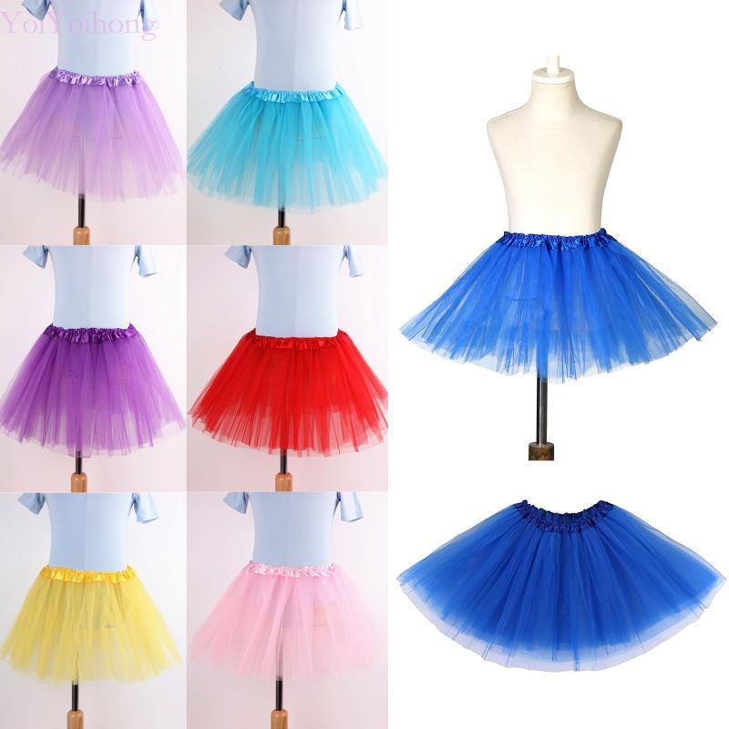 YOI Children Kids Girls Ballet Skirts Elastic Mesh Tutu Dress ...