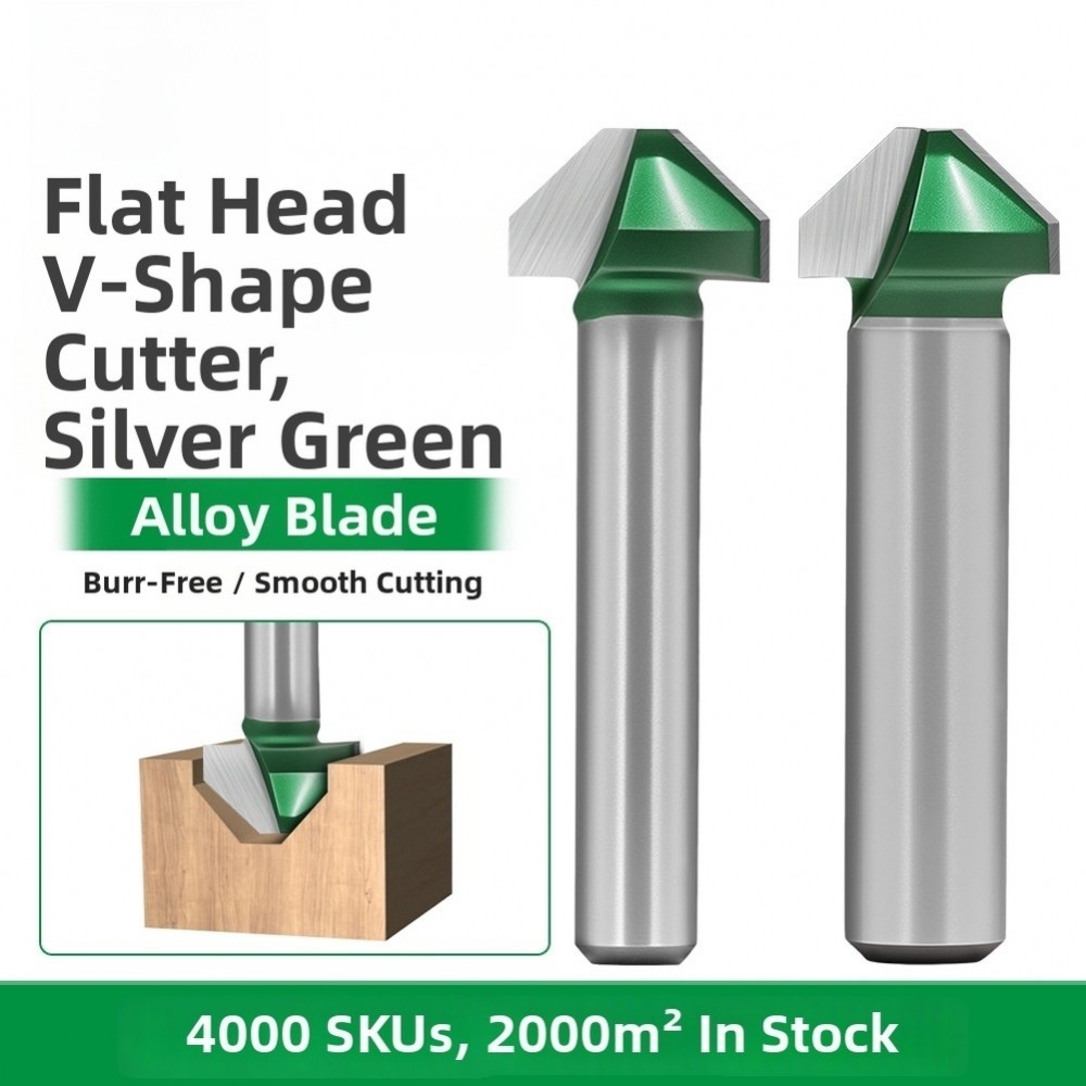 6mm 8mm 1/4 Inch Shank V Groove Router Bits for Wood MDF Plywood ...
