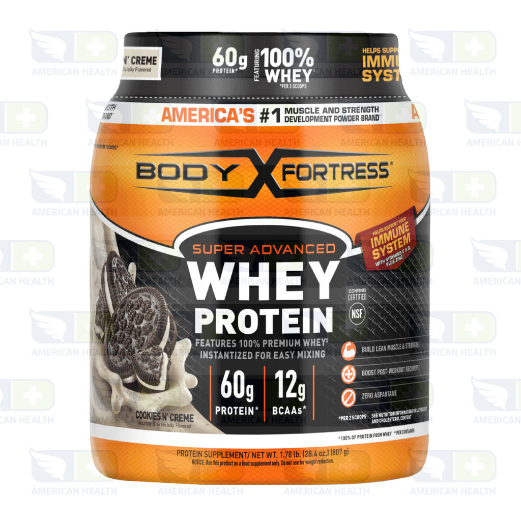 Body Fortress Whey Premium 60 g Protein Powder Cookies n' Cream Flavor ...