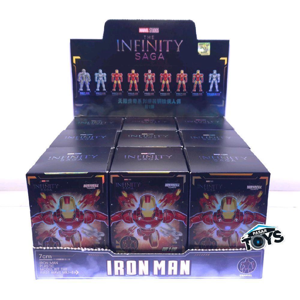 YuanYe Marvel Iron Man The Infinity Saga 7 cm Plastic Model Kit The ...