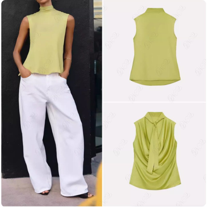 Autumn New Style Women's European American Style Fashion Silk Satin ...
