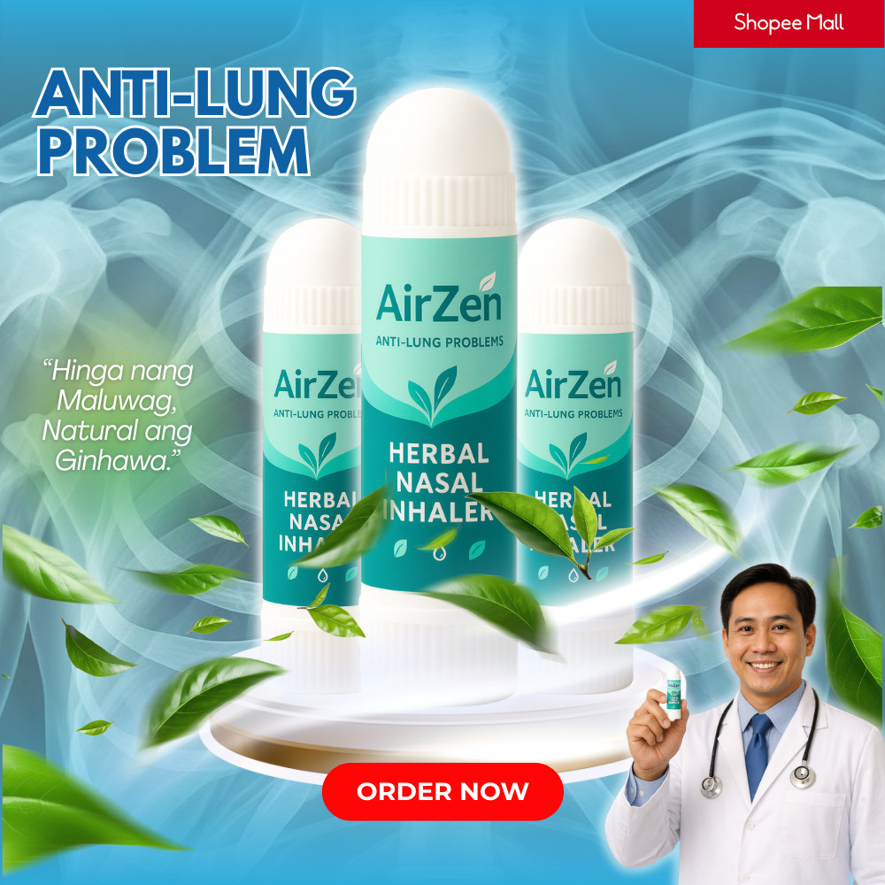 3PCS AirZen Herbal Nasal Inhaler – Portable Menthol Nasal Inhaler ...