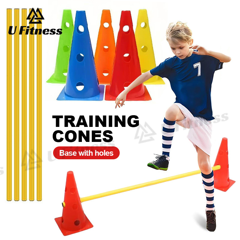 5Pcs 32cm Plastic Agility Cones Football Training Equipment Children ...