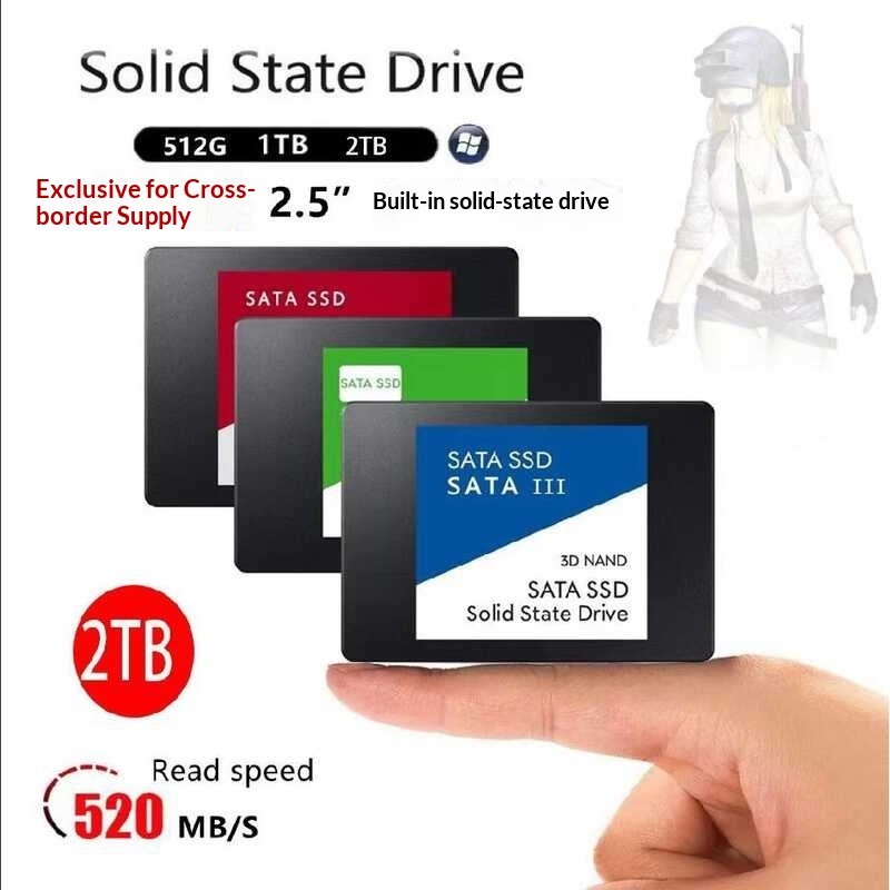 High Speed 2.5 Inch SATA SSD 512GB 1TB 2TB Internal Solid State Drive ...