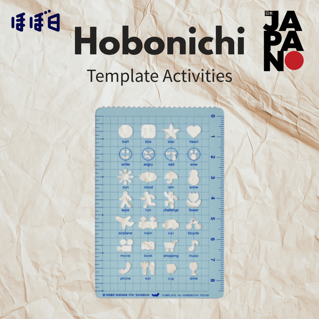 Hobonichi Techo Hobonichi Template Activity Planner Accessory | Shopee ...