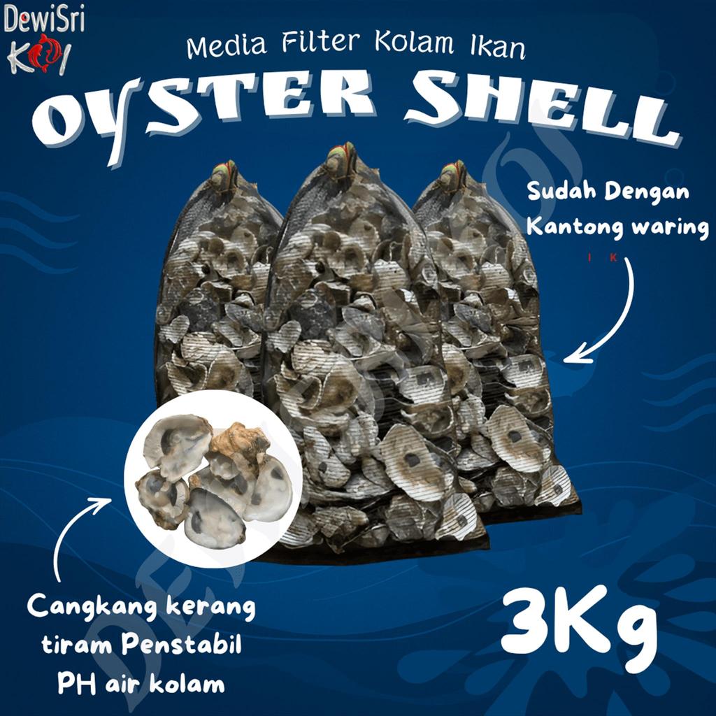 Oyster Shell Fish Pond Filter Media Oyster Shell/ 3Kg – Water pH ...