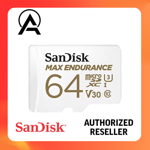 SanDisk 64GB MAX ENDURANCE microSDMemory Card for Dash Cam Home ...