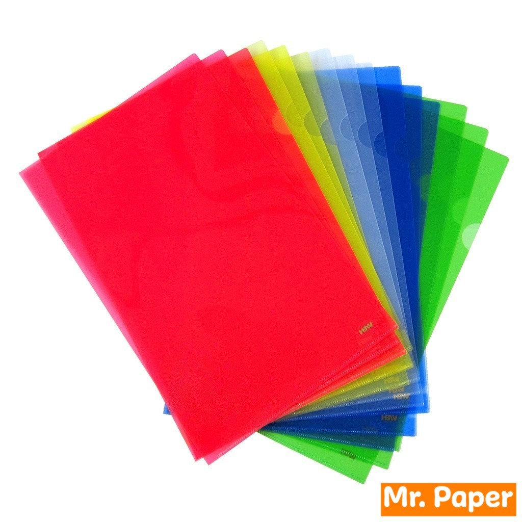 HBW Plastic File Folder L-Type | Mr. Paper | Shopee Philippines