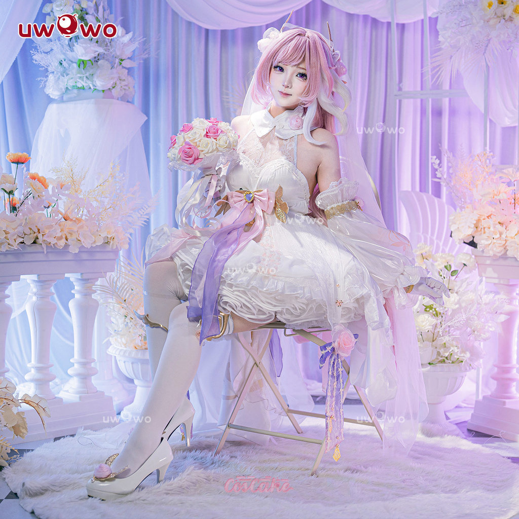 uwowo Honkai Impact 3rd Elysia Flawless flower cluster cosplay costume ...