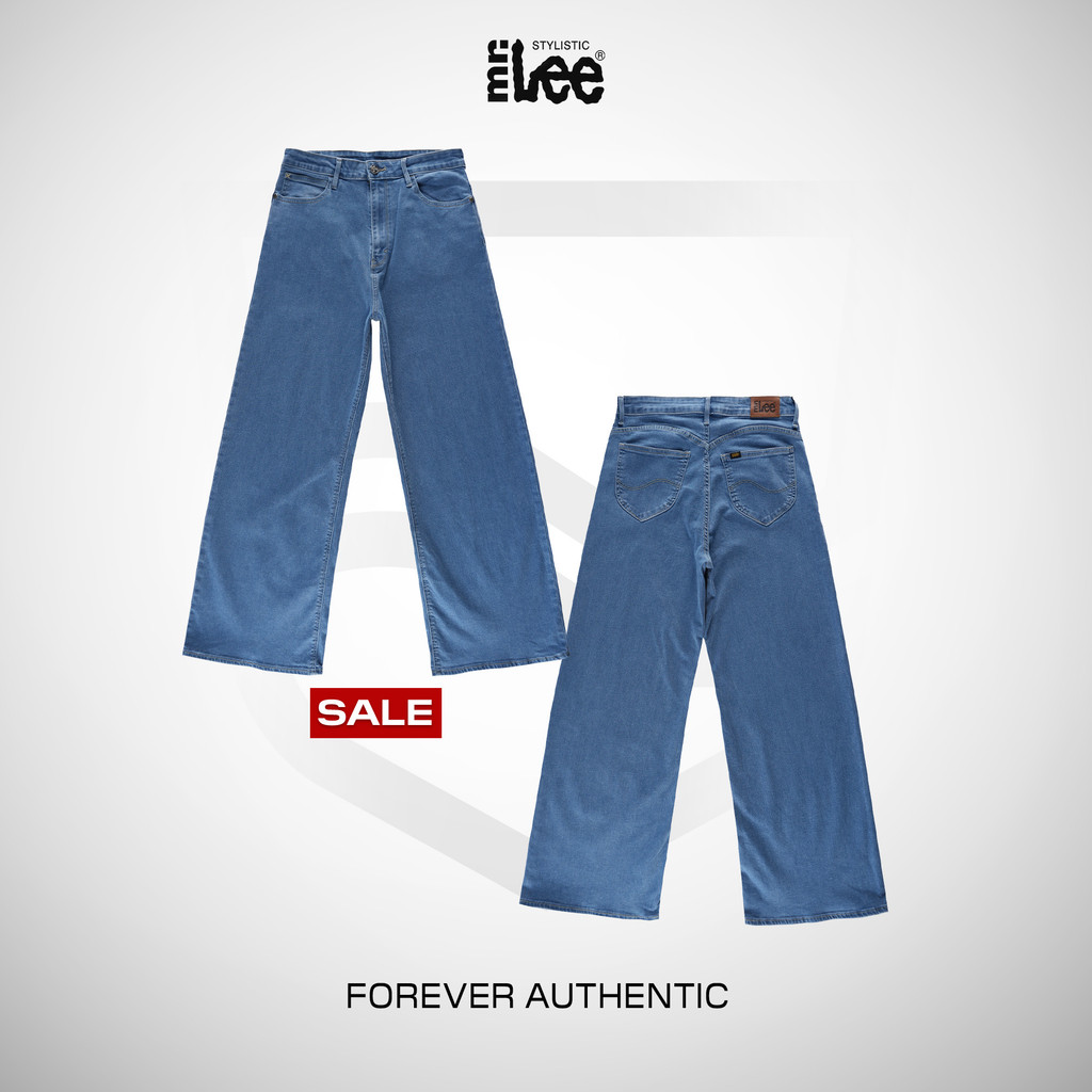 Stylistic Mr. Lee Ladies Basic Denim Pants Sailor Jeans 191284-U (Light ...