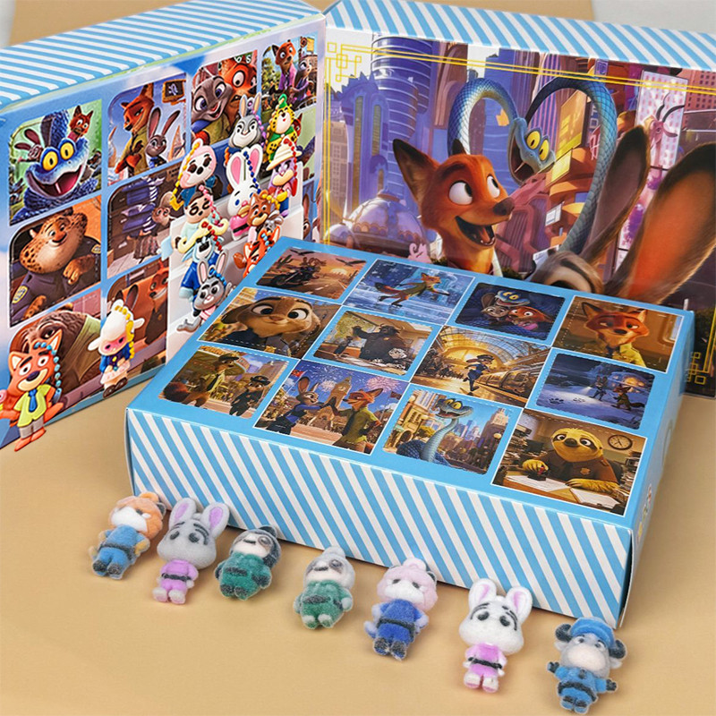 12pcs Zootopia 2 Judy and Nick Cave Box Toys Creative Blind Box ...