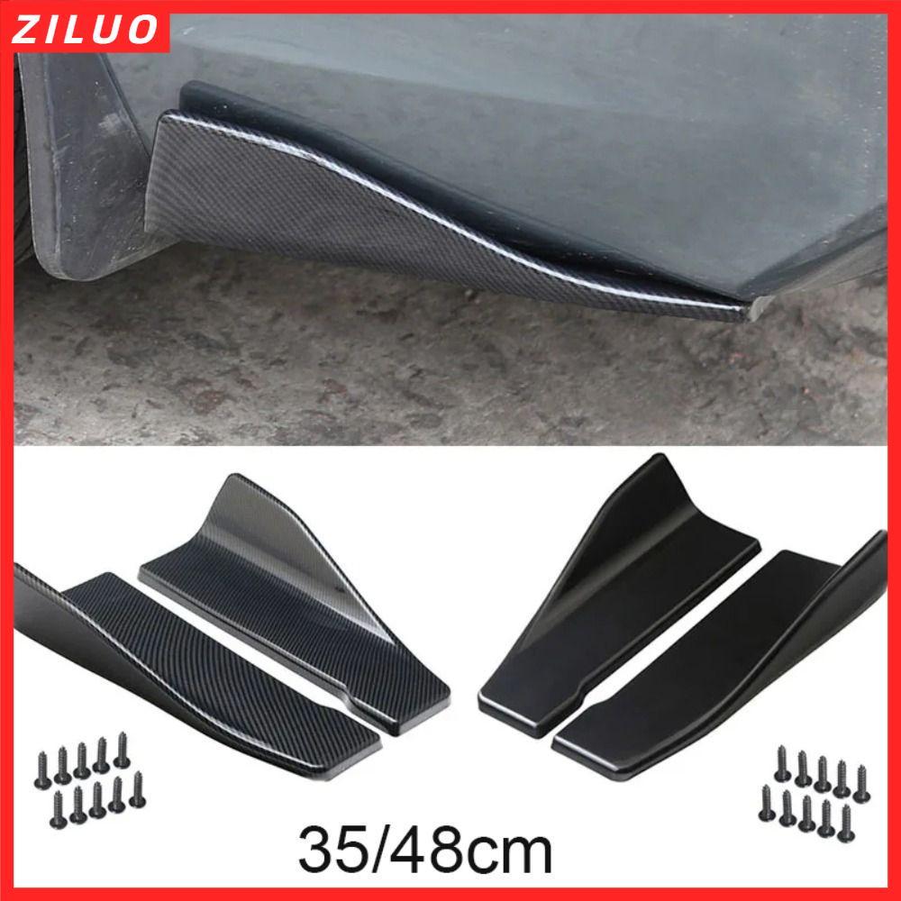 ZILUO Car Side Skirt Bumper Bars, Spoiler Splitter Extensions Car ...