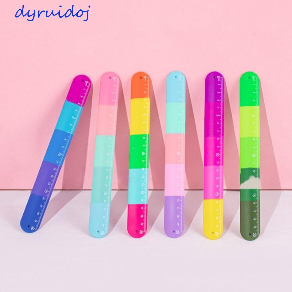 DYRUIDOJ Clap Ring Straight Ruler, Kids Fidget Toy Drawing Drafting ...