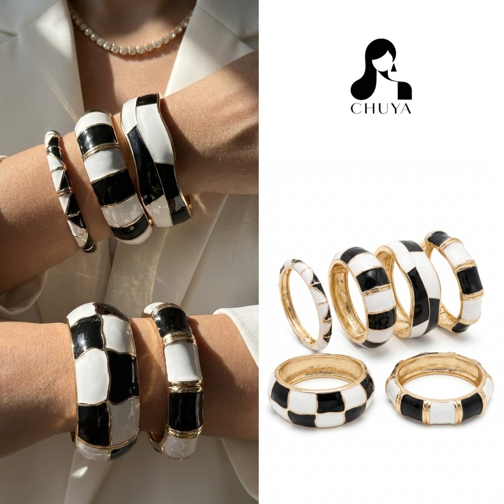 Retro Oil Drip Irregular Bracelet | Shopee Philippines