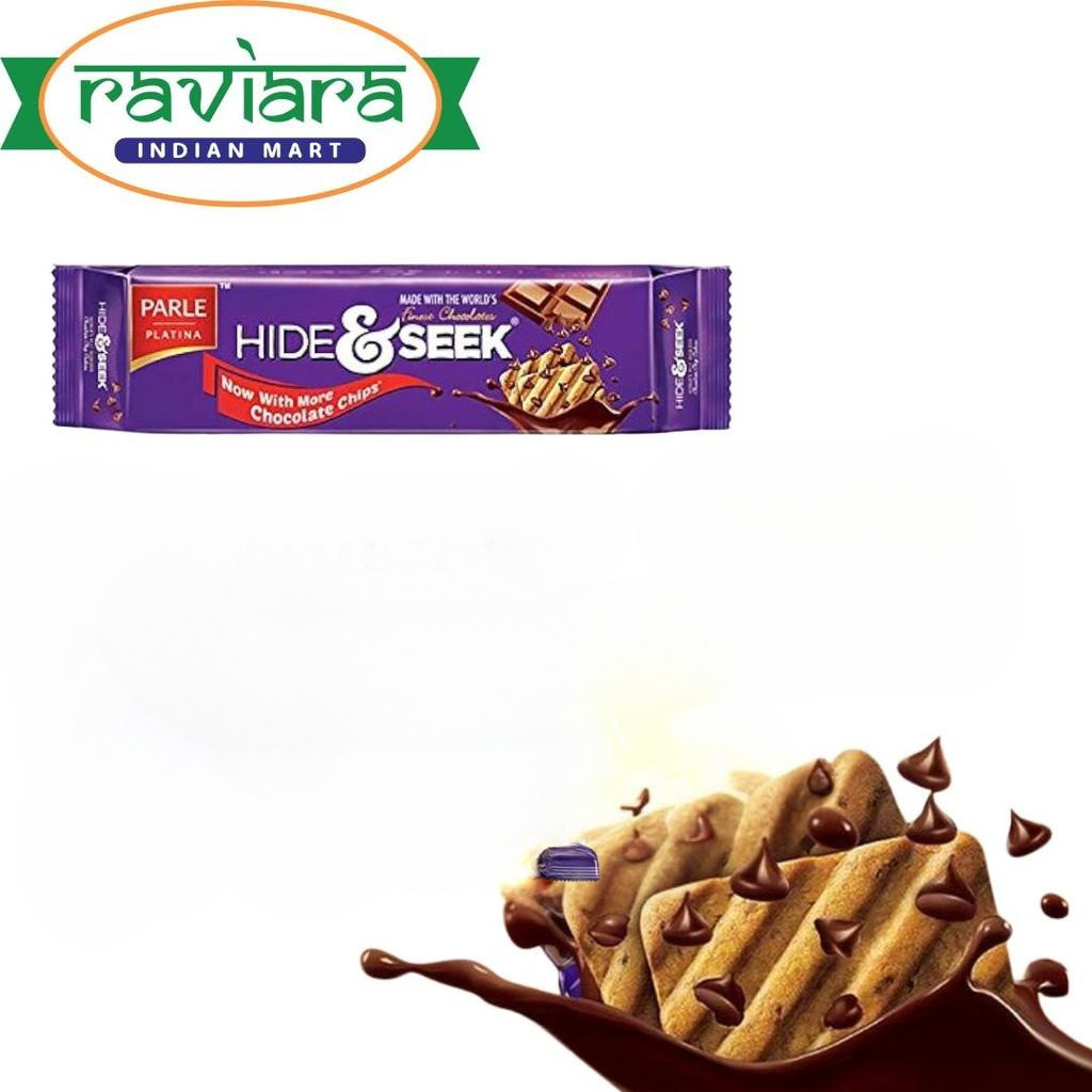 Parle Hide and Seek Biscuits 100g - Chocolate Chips, from India ...