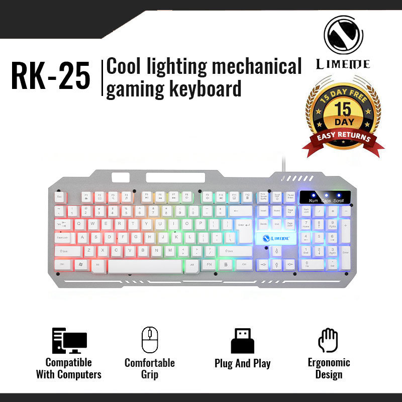 Raiku x Limeide Premium Mechanical Keyboard with Ergonomic Keycaps ...