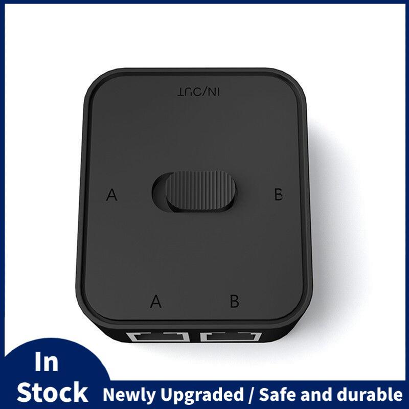 2 Port RJ45 LAN CAT6 Network Switch 1000Mbps 2 in 1 Out/1 in 2 Out ...