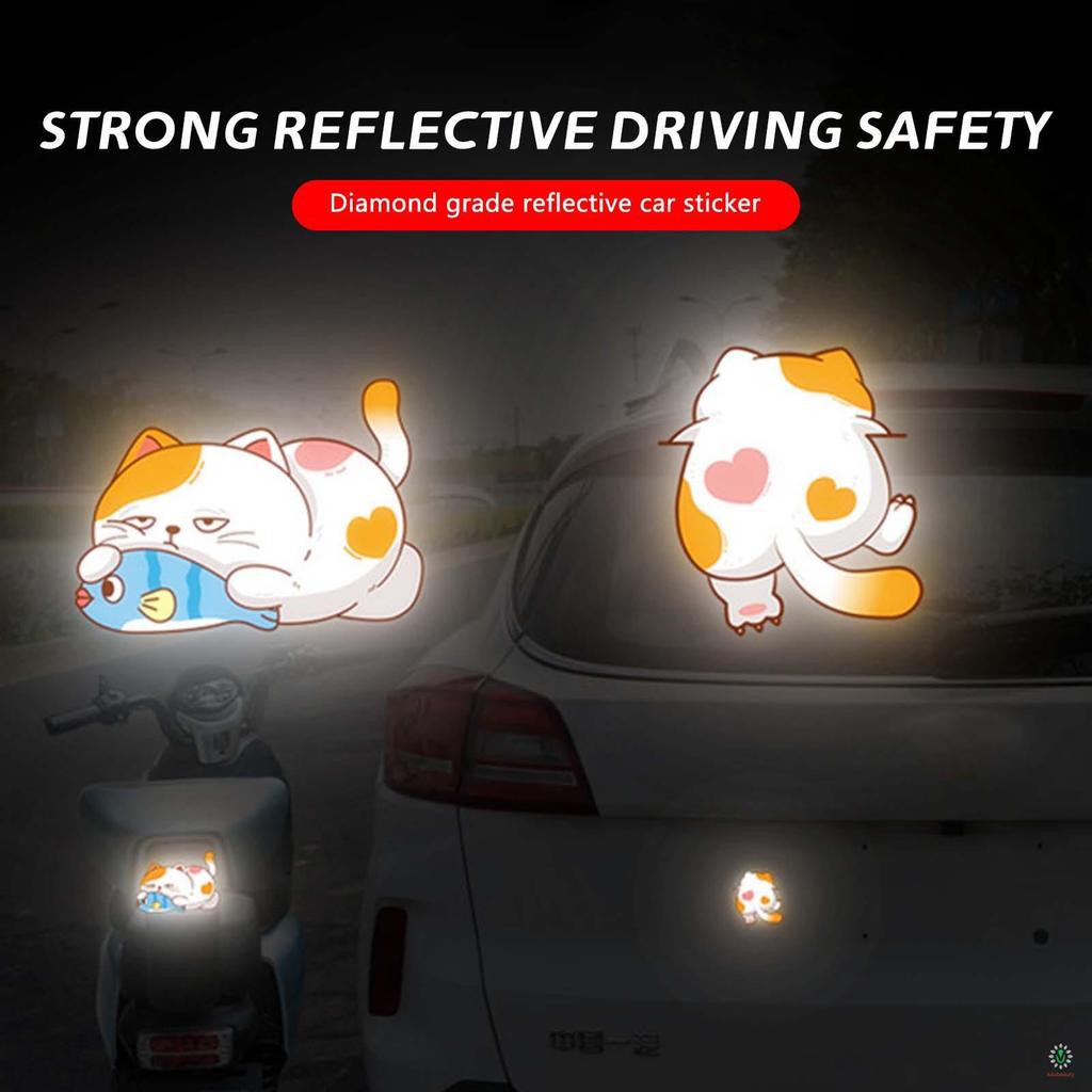 Funny Climbing Cats Car Stickers Easily Applying Sticky Self-Adhesive ...