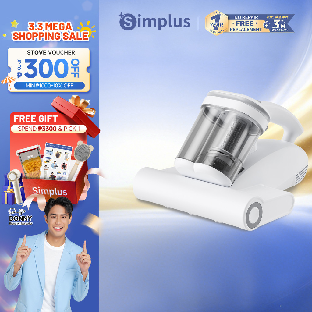 Simplus Dust Mite Vacuum Cleaner 18000Pa UV Sterilization 6-Layer ...