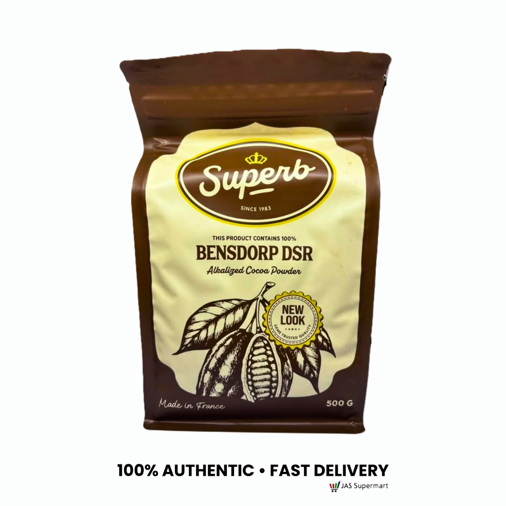 Superb Bensdorp DSR Alkalized Cocoa Powder 500g – Rich & Smooth ...