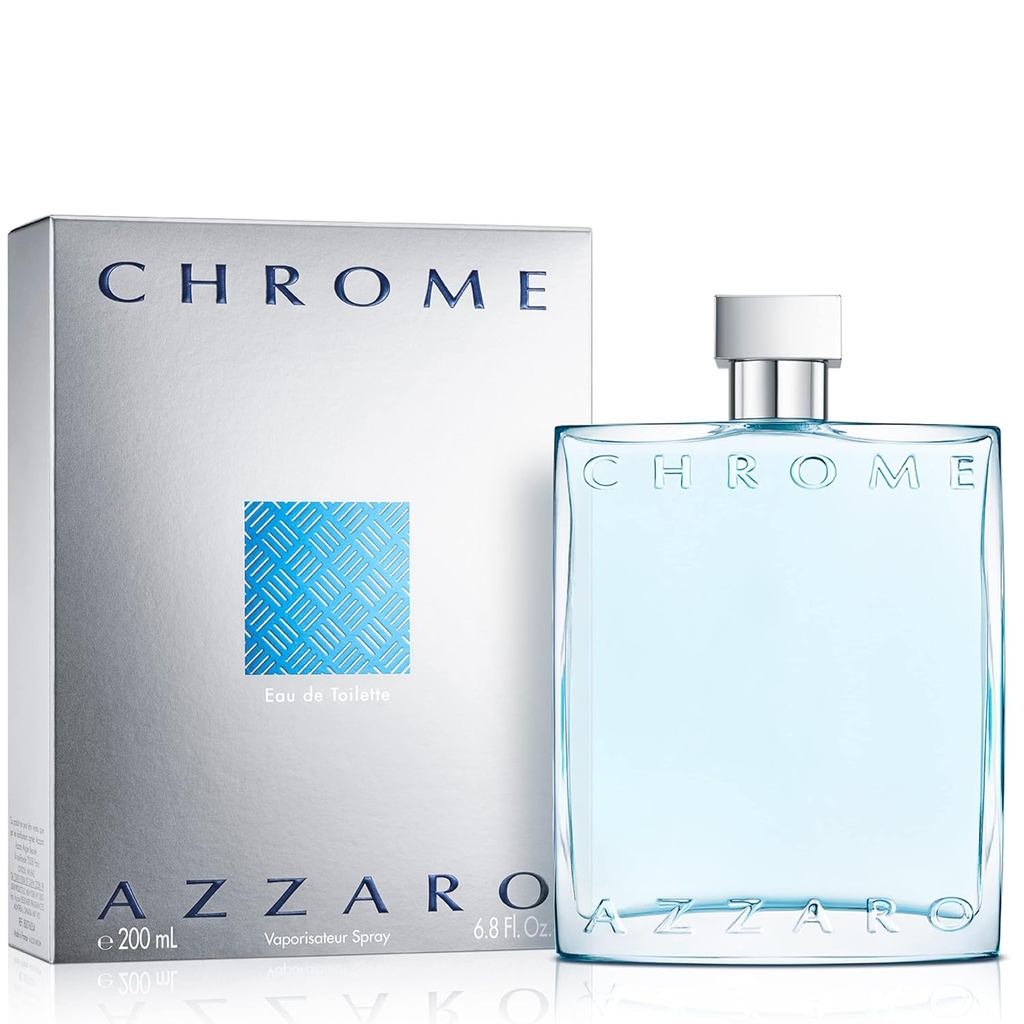 Azzaro Chrome Eau de Toilette - Fresh Aquatic Mens Cologne - Citrus ...
