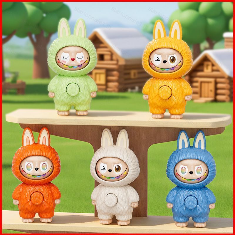 ST1 Labubu Face-Changing Action Figure Cartoon Stress Relief Creative ...