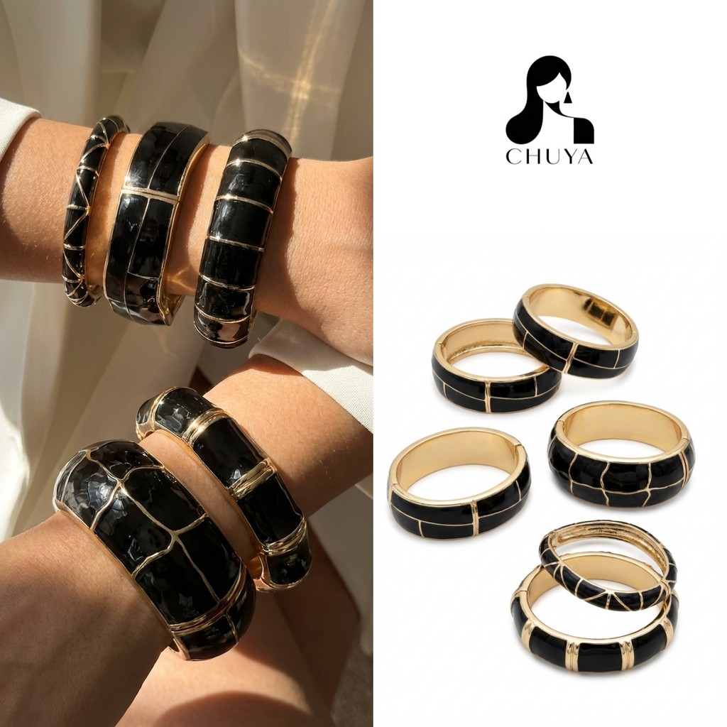 Retro Oil Drip Irregular Bracelet | Shopee Philippines