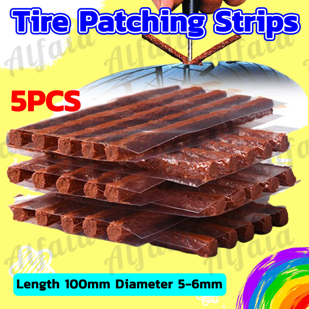 AF 5PCS Tire Repair Strips Car Motorcycle Tire Puncture Emergency ...