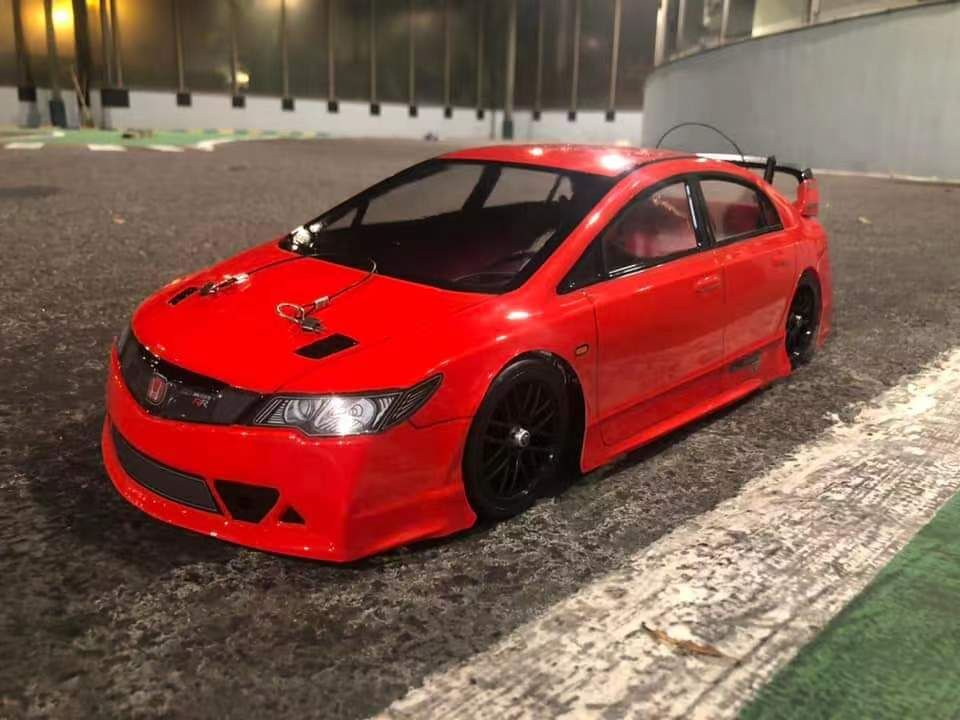 1/10 PC RC shell body Honda Civic FD2 Type R 195mm width 260mm ...