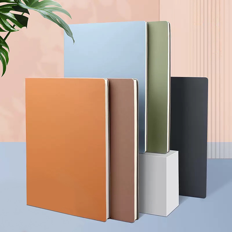 Deli A5 Waterproof Leather Line Notebook 80Sheets Diary Notebook School ...