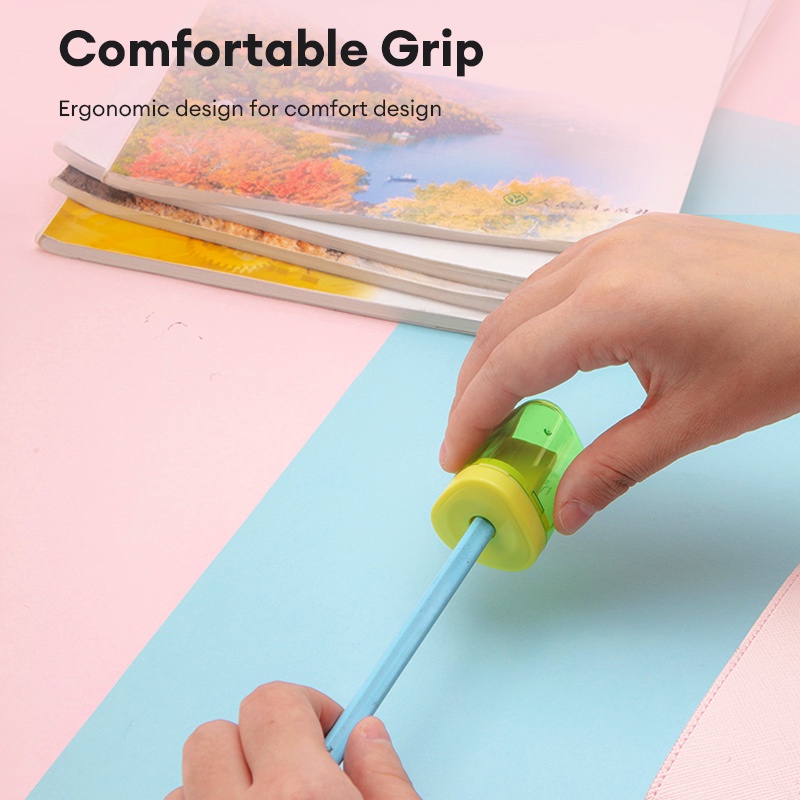 Deli Pencil Sharpener Student Sharpener School Stationery Supplies for ...
