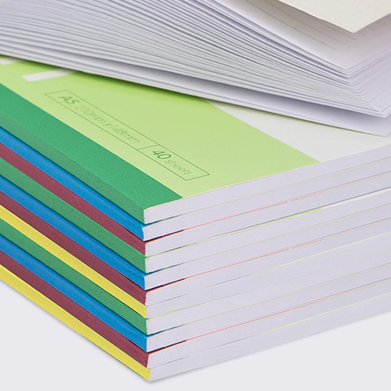 Deli Lexicon Adhesive Bound A5 Notebook 50 /40/30 Sheets 7652/7651/7650 ...