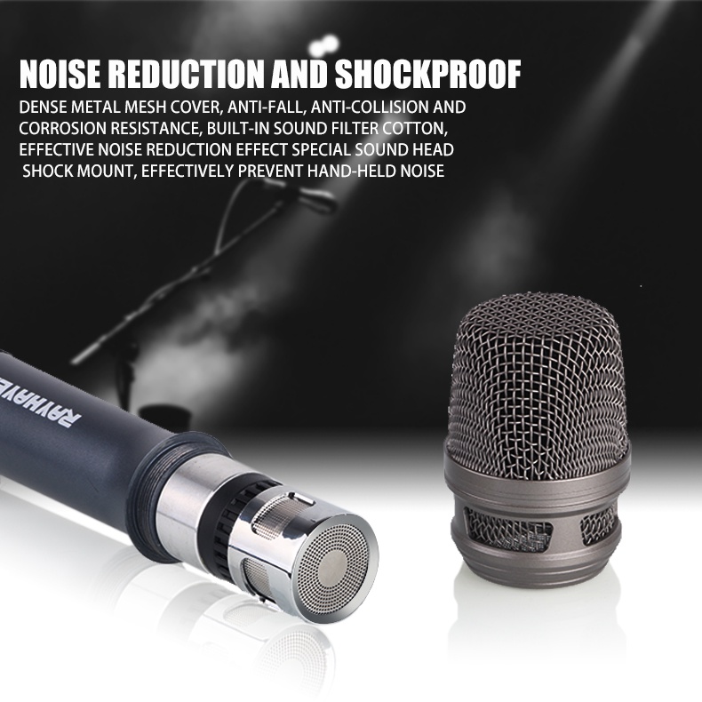 Rayhayes RD-1 Dynamic Microphone Professional Vocal Wired Microphone with 3m Audio Cable ...