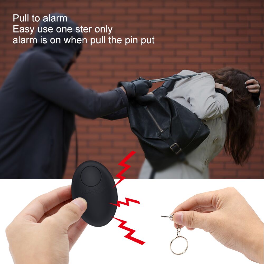 Cheap Self Defense Women Alarm 130db Egg Shape Girl Security Protect