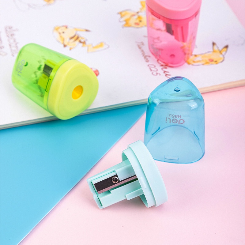 Deli Pencil Sharpener Student Sharpener School Stationery Supplies for ...