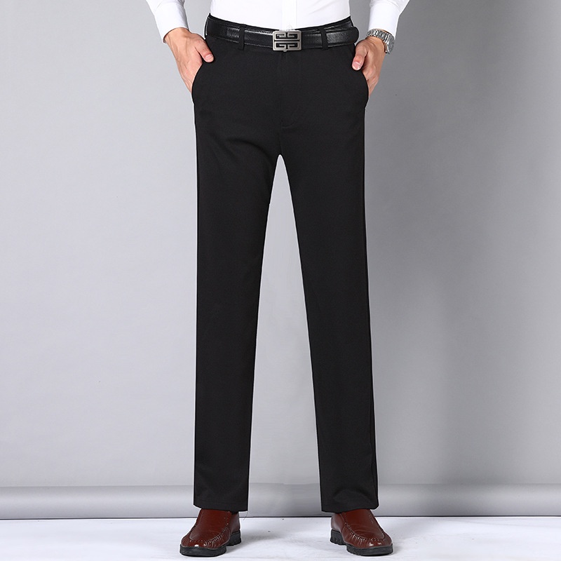 【Local Delivery】Men's CEO Formal Business Pants Straight Cut Plus Size ...