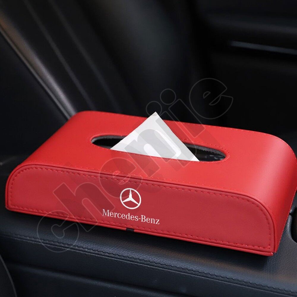 high quality Car Leather Tissue Storage Box Case Auto Paper Towel ...