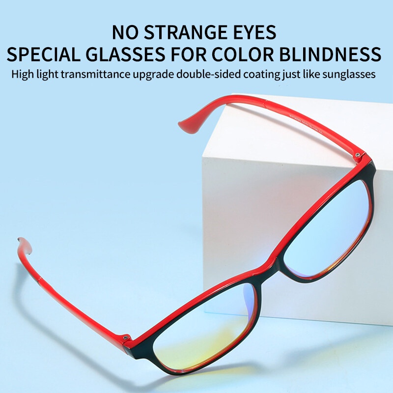 PTQ Color Blind Glasses Traffic Light Color Weak Glasses Unisex Eyewear ...