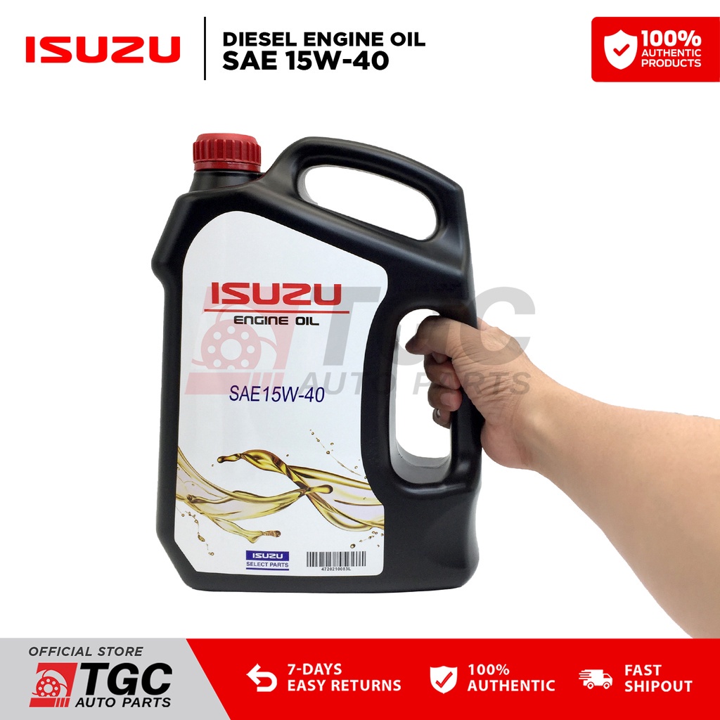 ISUZU Genuine Diesel Engine Oil API CI - 4 SAE 15W-40 1 Liter or 4 ...